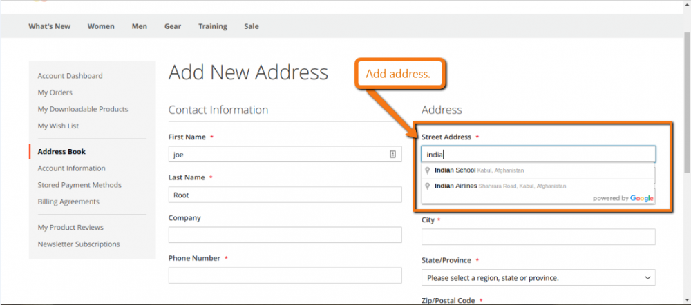 Address AutoComplete For Magento 2 Address AutoComplete Extension By